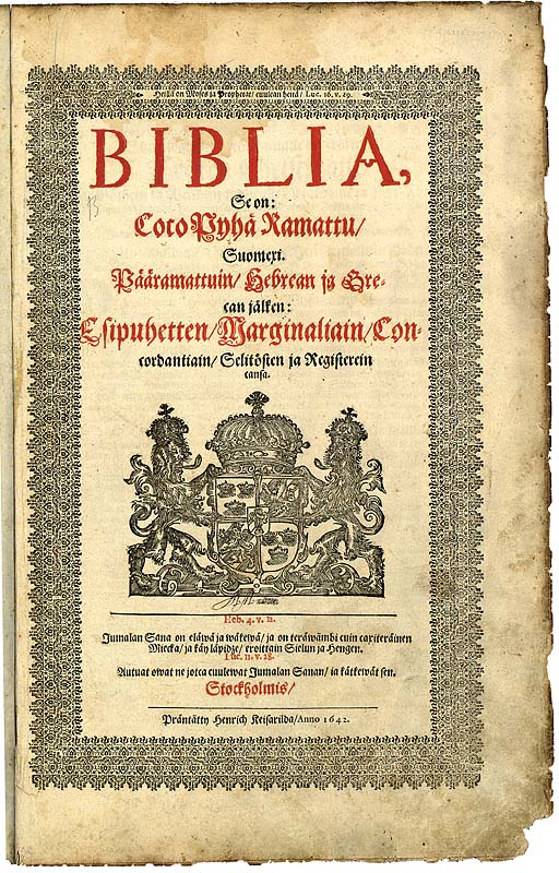 4. Creation of the Written Finnish Language – Reformation in Finland